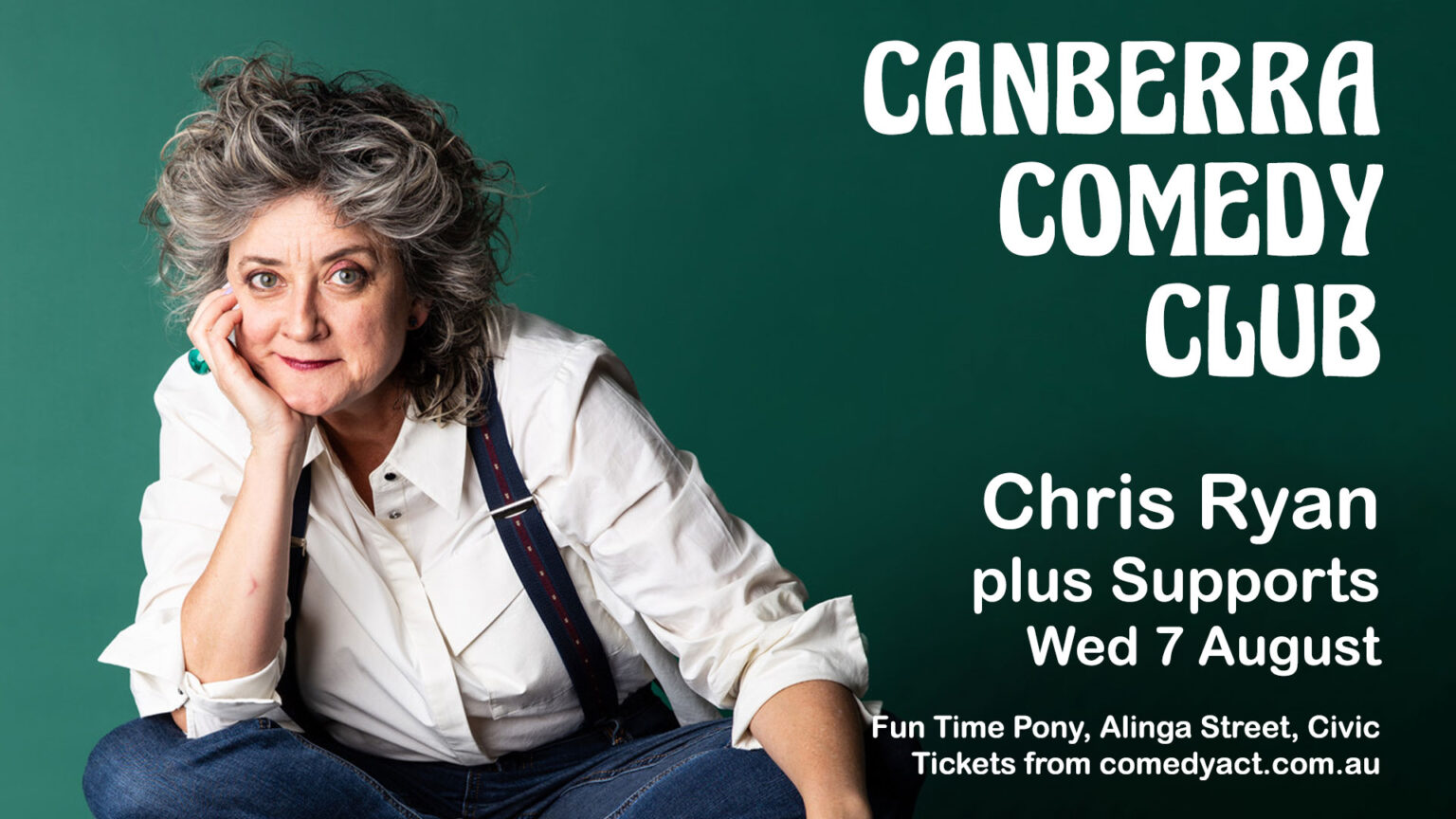 SOLD OUT – Canberra Comedy Club featuring Chris Ryan | Comedy ACT